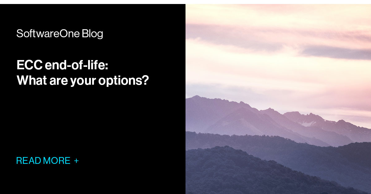 ECC end of life - what are your options | SoftwareOne Blog
